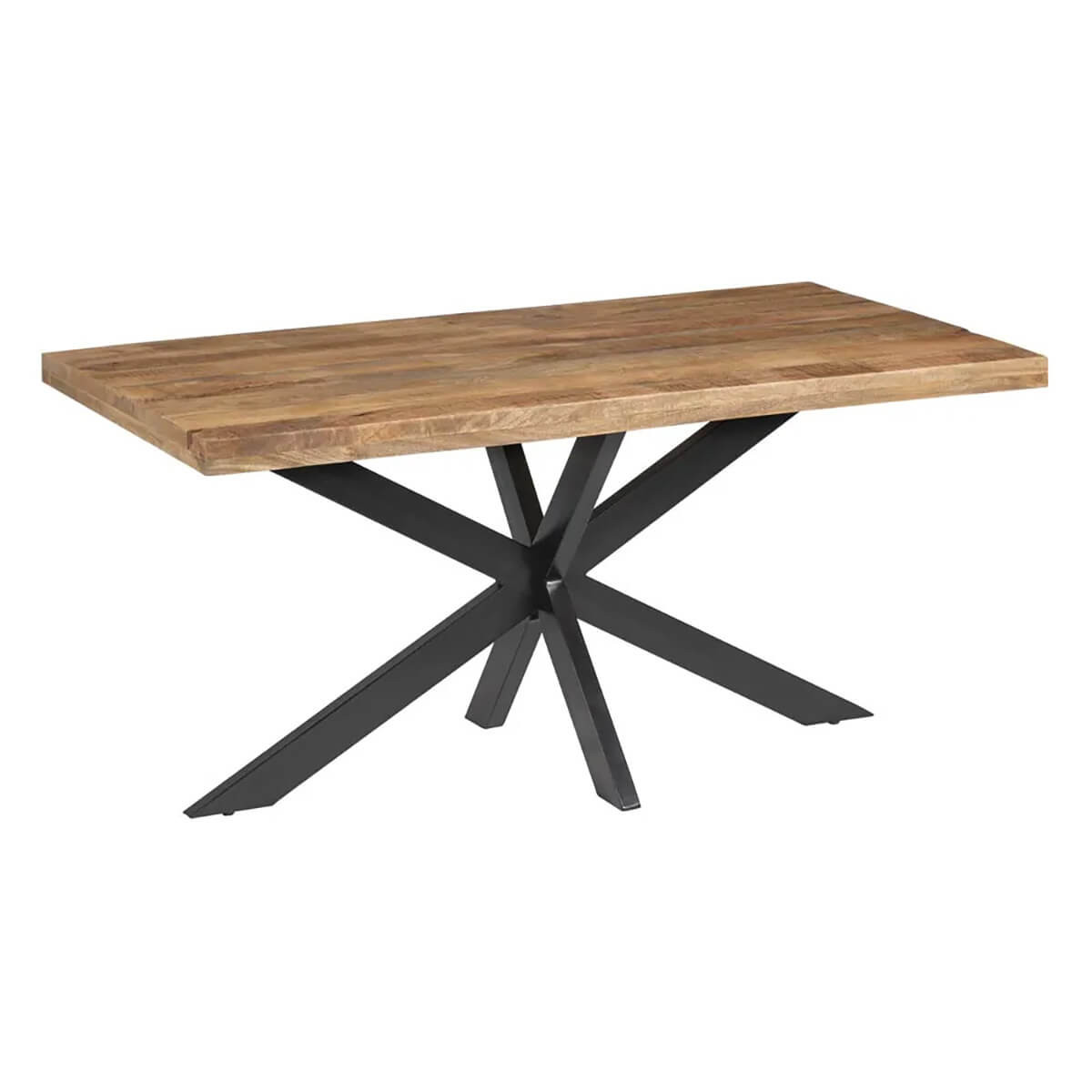 MOVAN - Table de Repas 160cm en Manguier et Métal Noir - Altobuy.fr ...