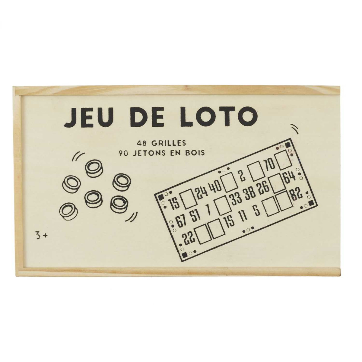 Jeu de Loto 48 Grilles et 90 Jetons - LOTUS - Altobuy.fr