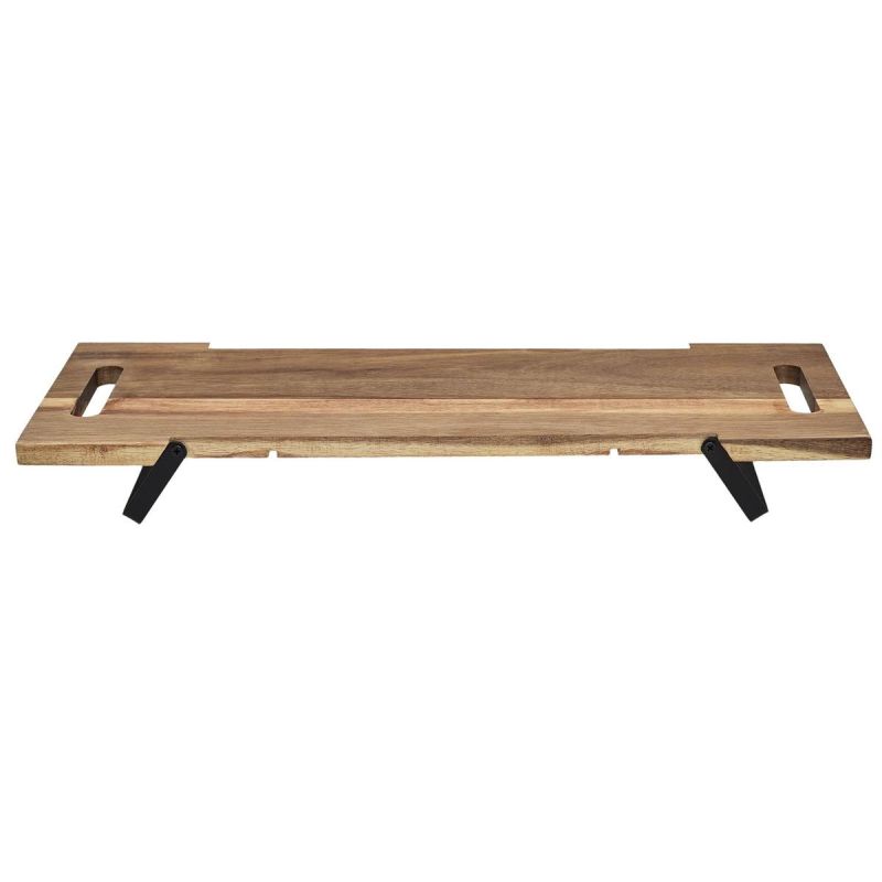 Planche Acacia sur Pied Métal 55 cm - GORIN - Altobuy.fr