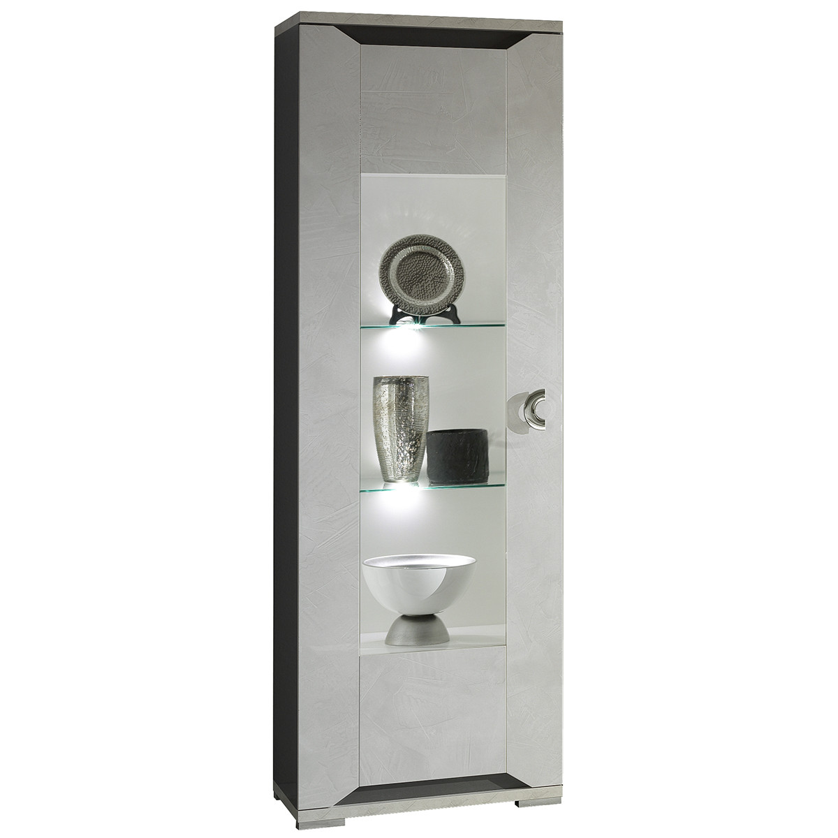 Brise - Vitrine 1 Porte avec Led - Altobuy