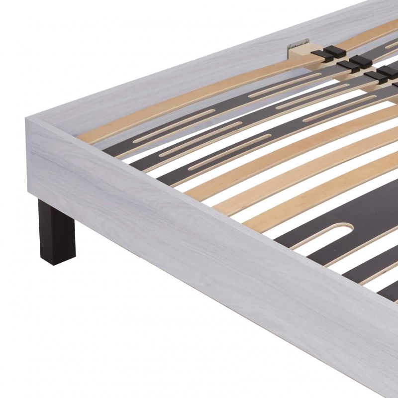 FACILKIT - Sommier Démontable 160x200cm Bois Blanchi - Altobuy.fr FACILKIT - Sommier Démontable 160x200cm Bois Blanchi - Altobuy.fr