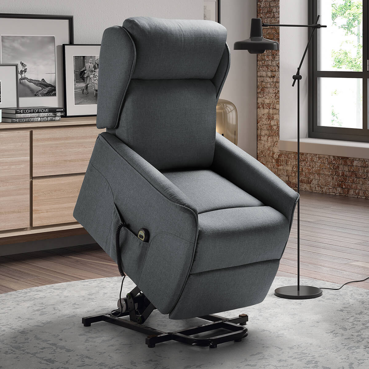 TABAGON - Fauteuil Relax et Releveur Bleu - Altobuy.fr - Meubles ...