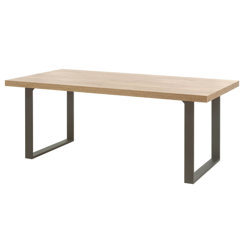 NILLA - Ensemble Buffet + Table 200cm Aspect Bois - Altobuy.fr ...