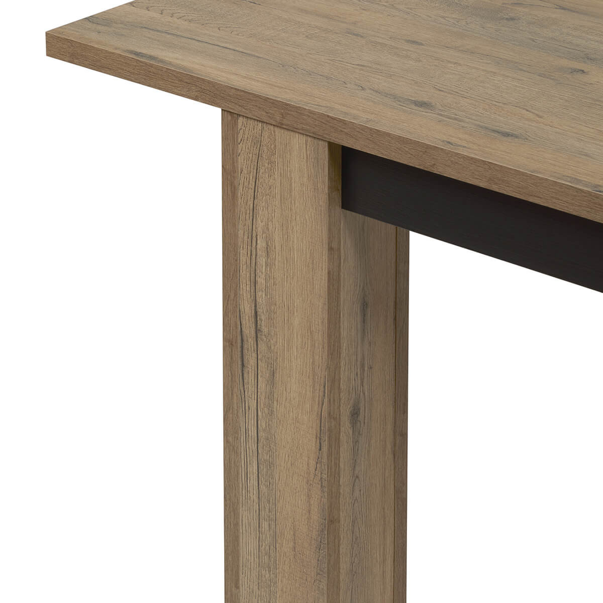 CARSON - Table Allongeable 180-230cm Effet Bois Naturel et Noir - Altobuy.fr - Meubles, Salons ...