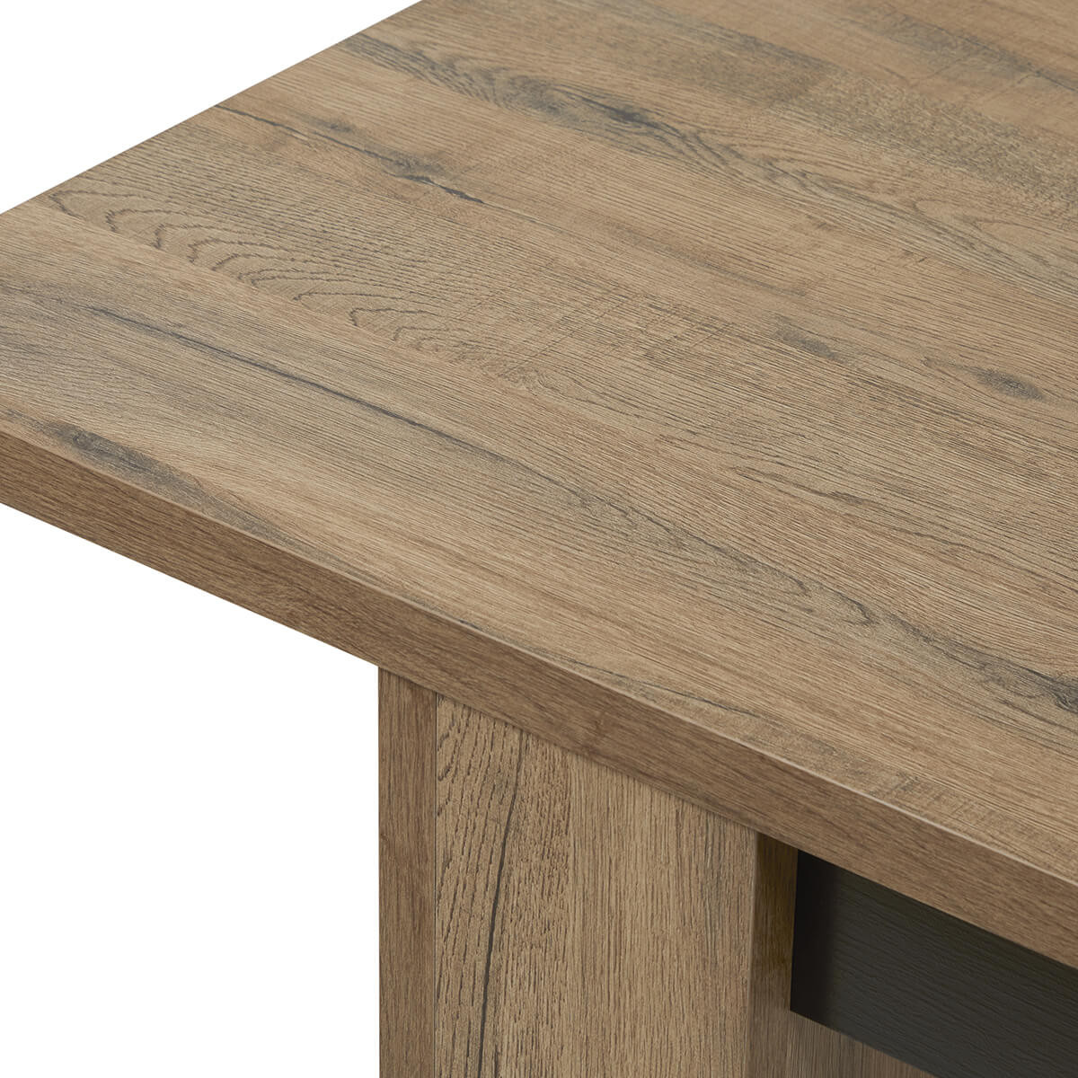 CARSON - Table Allongeable 180-230cm Effet Bois Naturel et Noir - Altobuy.fr - Meubles, Salons ...