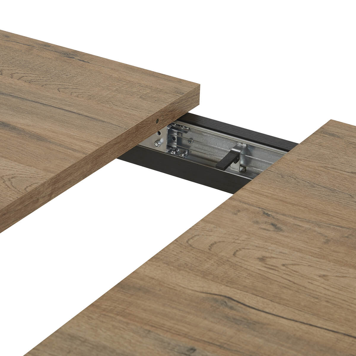 CARSON - Table Allongeable 180-230cm Effet Bois Naturel et Noir - Altobuy.fr - Meubles, Salons ...