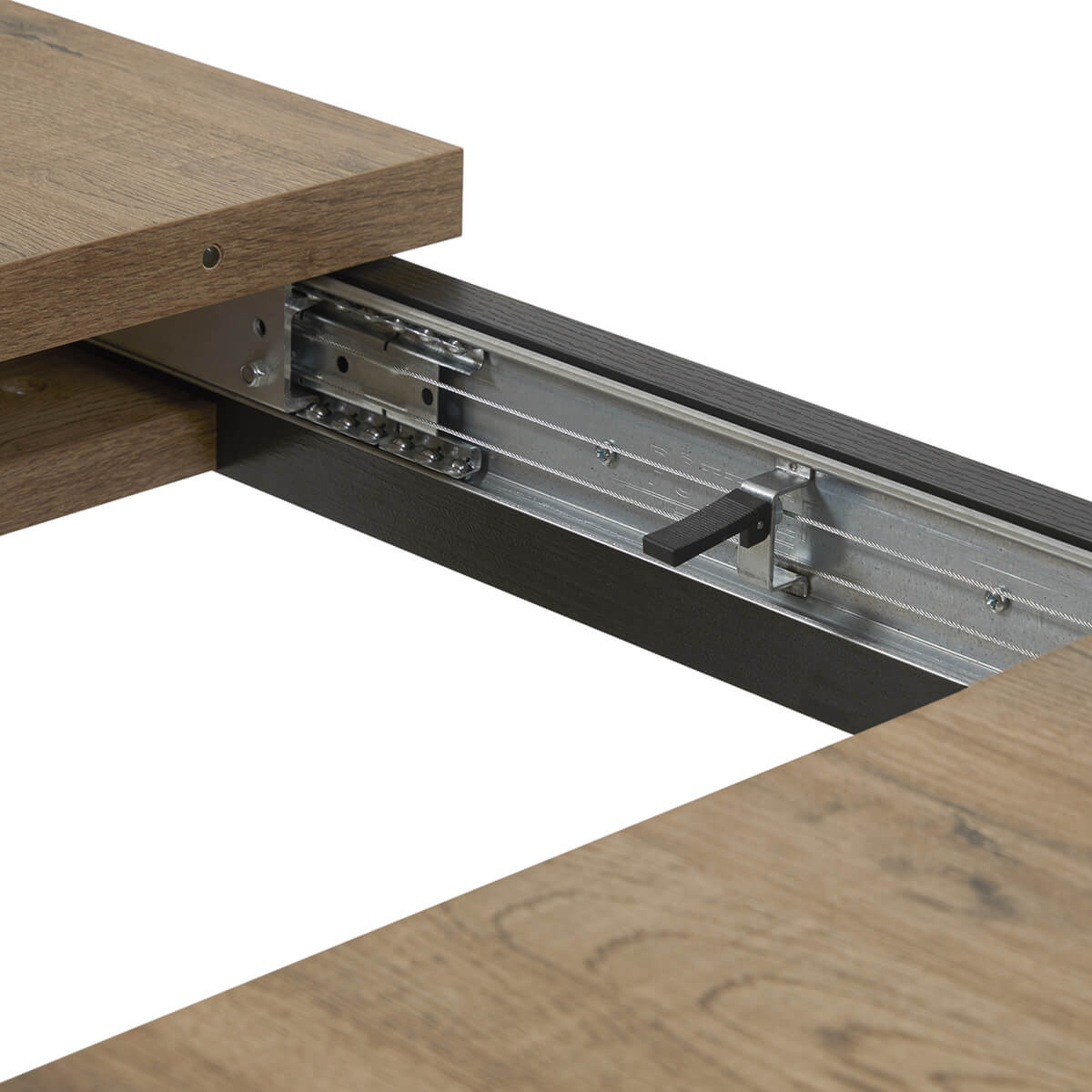 CARSON - Table Allongeable 180-230cm Effet Bois Naturel et Noir - Altobuy.fr - Meubles, Salons ...